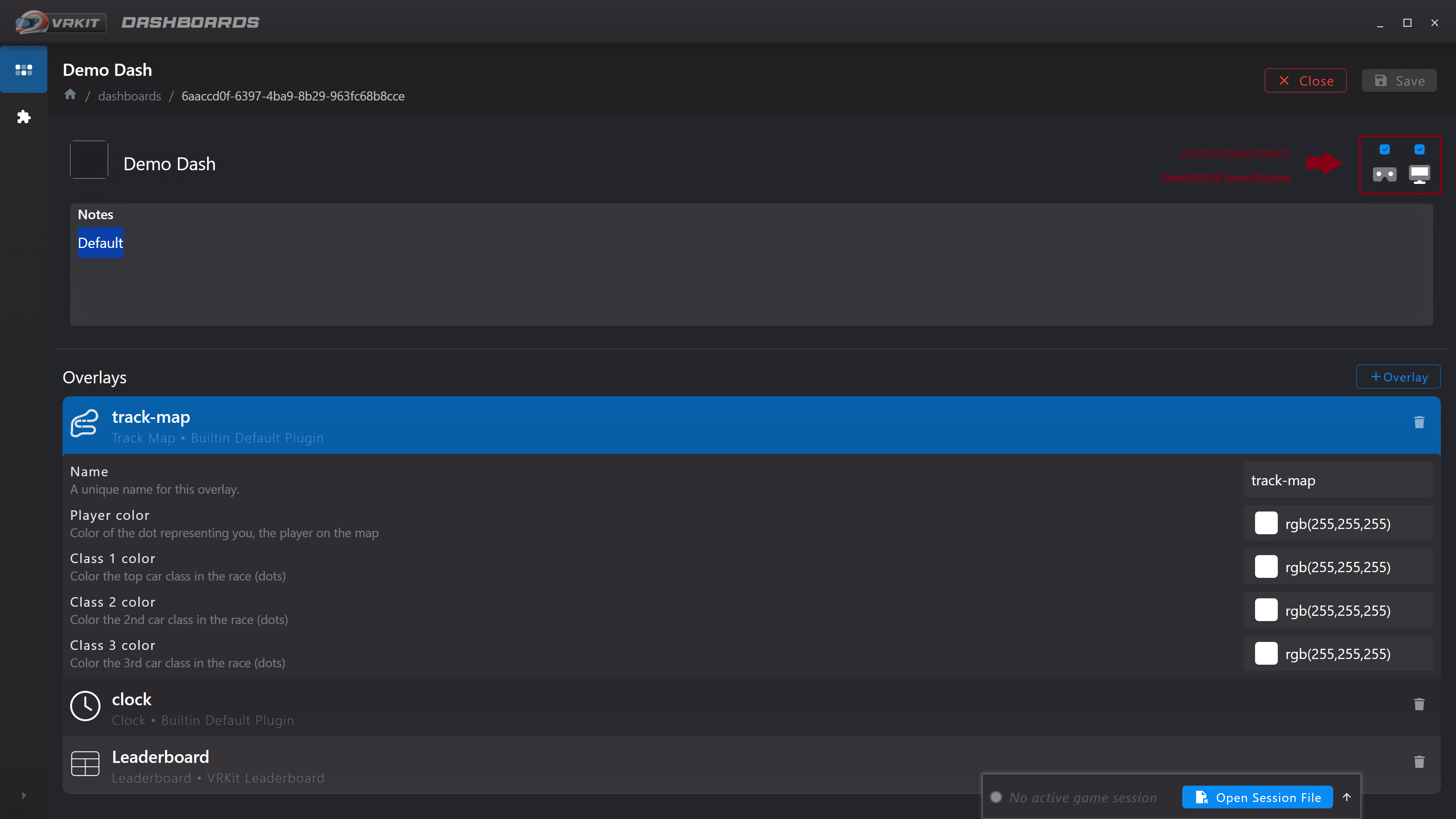 Dashboards | VRKit Platform